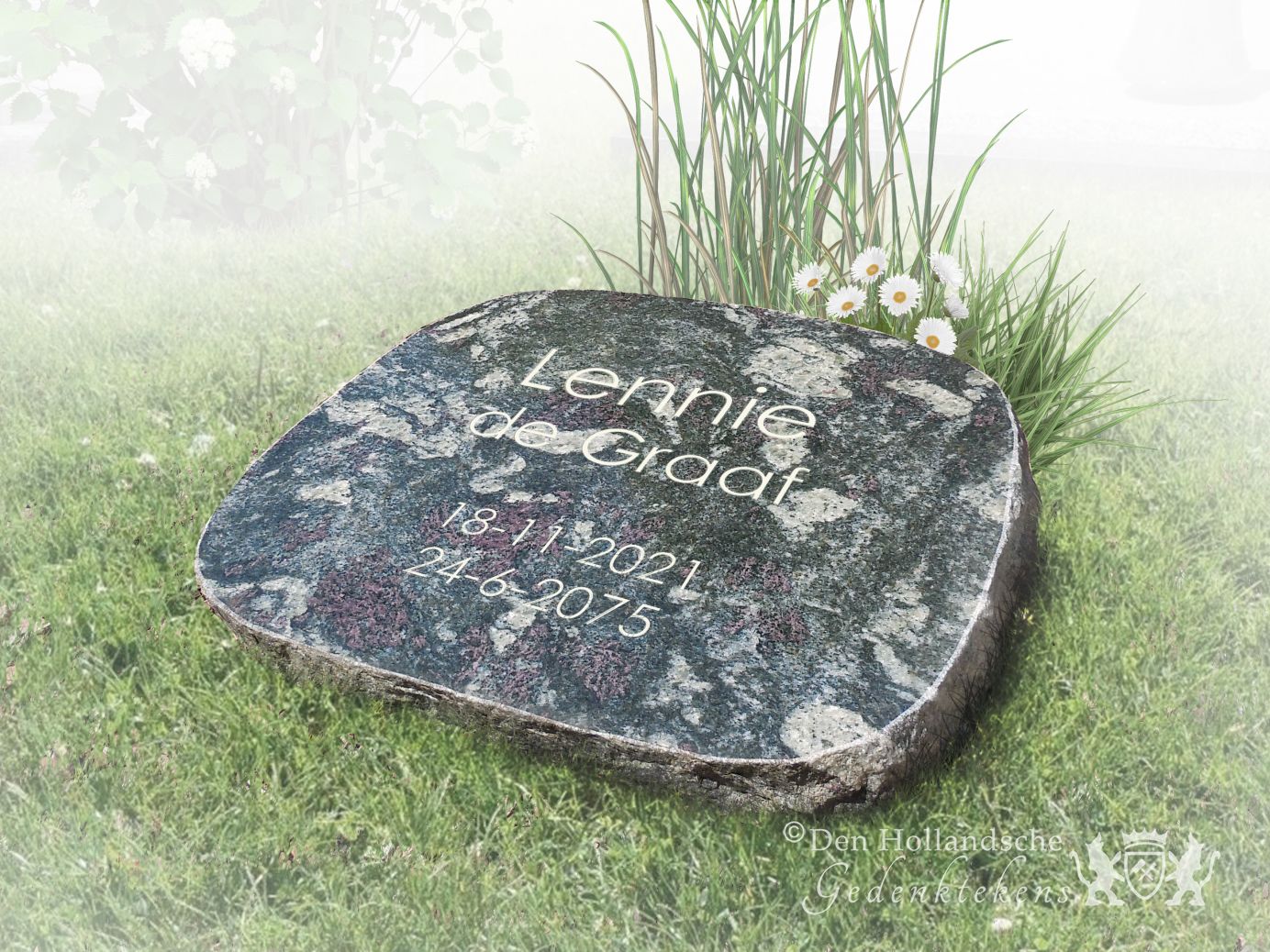 Grafmonument voor algemeen graf | Den Hollandsche Gedenktekens | 21009