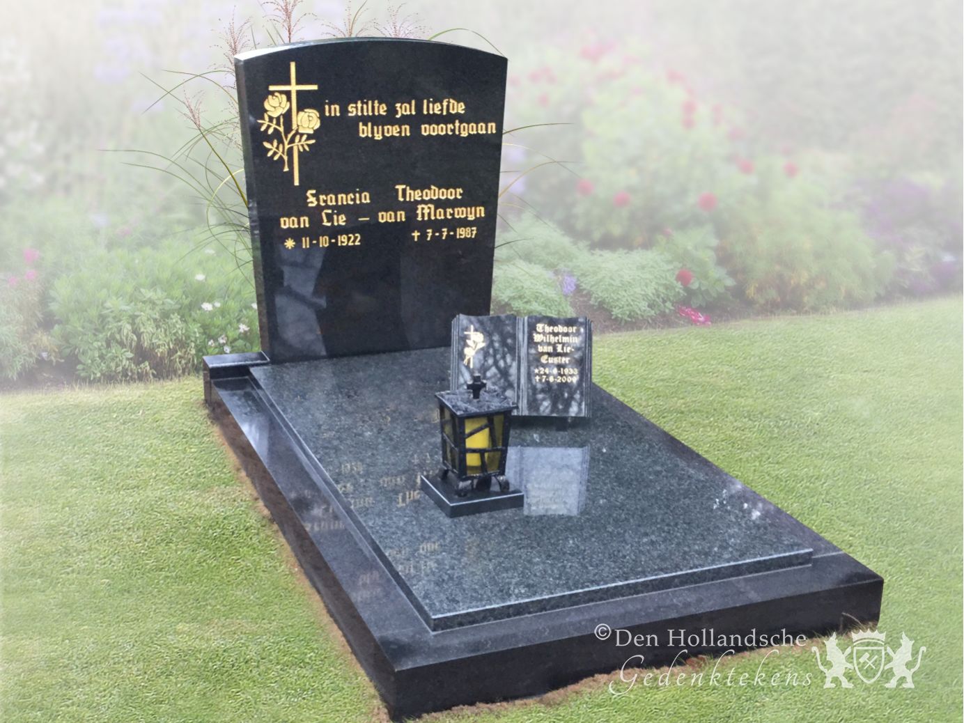 Traditioneel grafmonument toog model | Den Hollandsche Gedenktekens